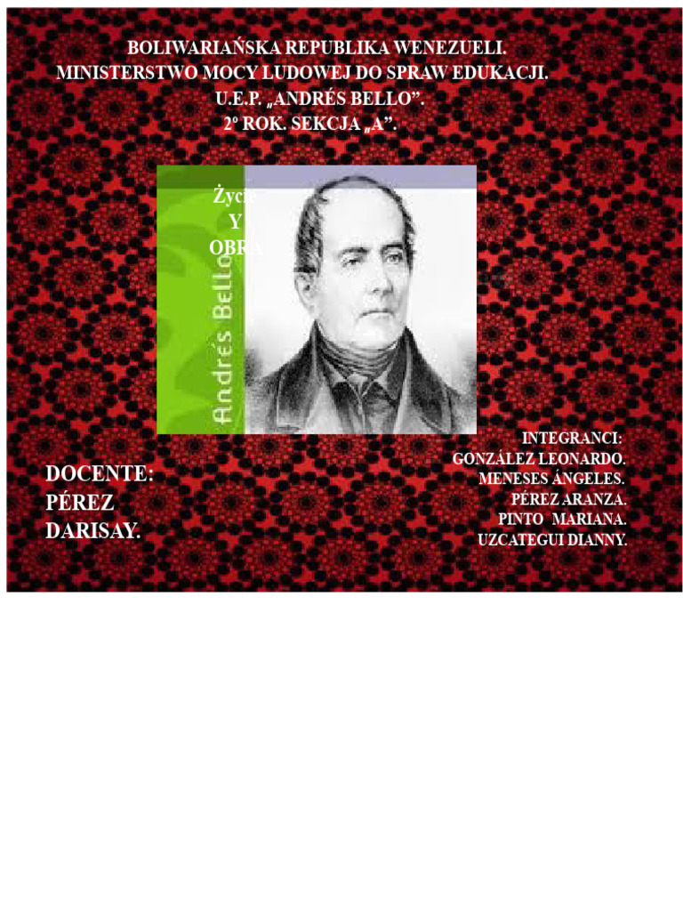 Andrés Bello | PDF