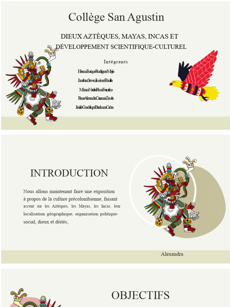 Cultures précolombiennes : Aztèques, Mayas, Incas | PDF