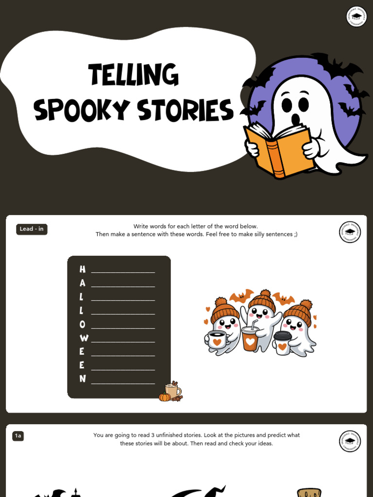 Spooky Halloween Story Activities | PDF | Halloween | Pumpkin