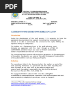 Audit Engagement Letter Example | PDF | Audit | Internal Control