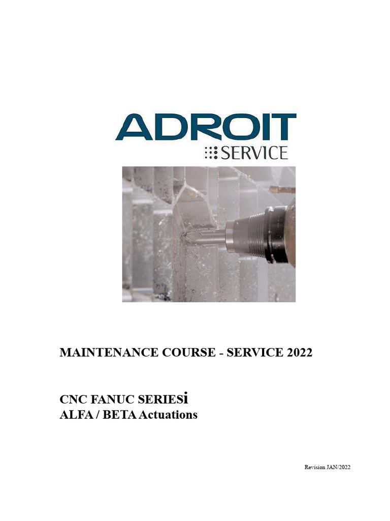 FANUC CNC Maintenance Course 2022 | PDF | Computer Engineering | Computing