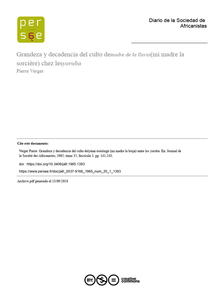 Origen de Gbadu | PDF