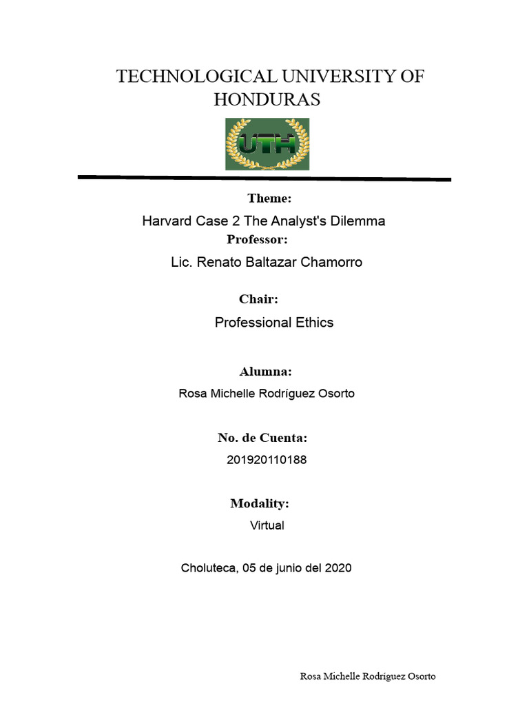 Harvard case 2 | PDF