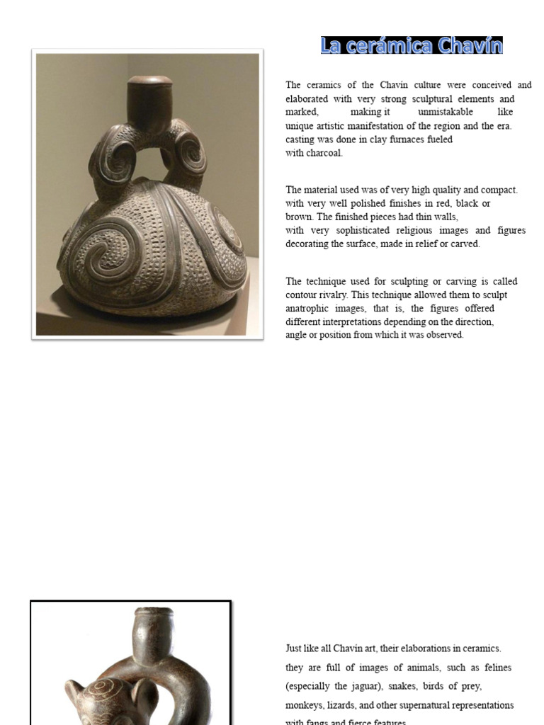 The Ceramics of The Chavín Culture | PDF