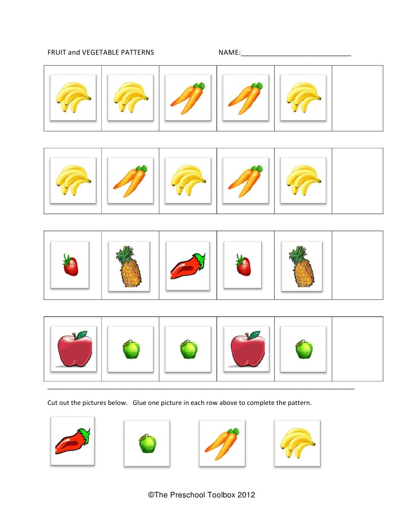 Fruit and Vegetable Patterns | PDF