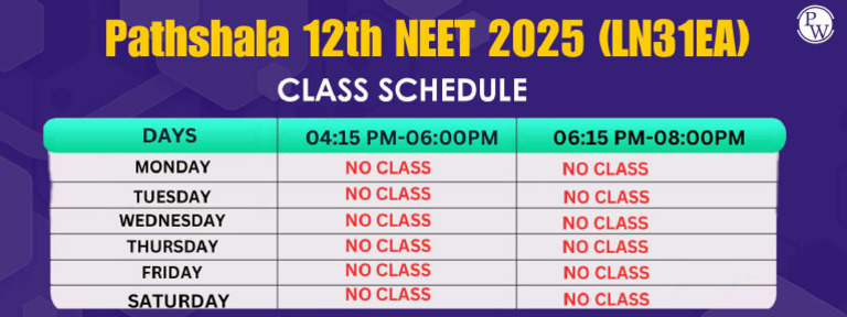 Class Schedule | PDF