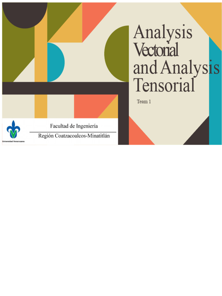 Vector and Tensor Analysis Overview | PDF | Tensor | Euclidean Vector