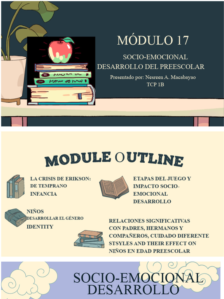 módulo 17 - desarrollo socio-emocional del preescolar.pdf | PDF | Educación de la primera ...
