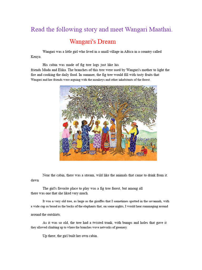 STORY Wangari Maathai.pdf | PDF