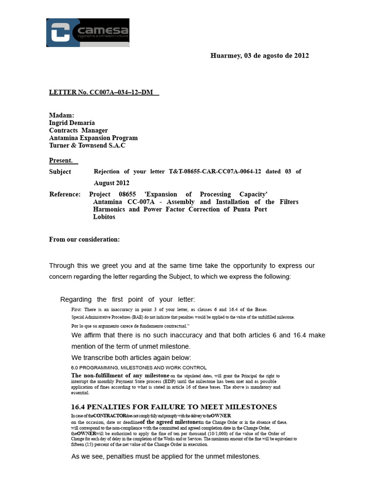 Response To Penalty Letter | PDF | Common Law | Business Law