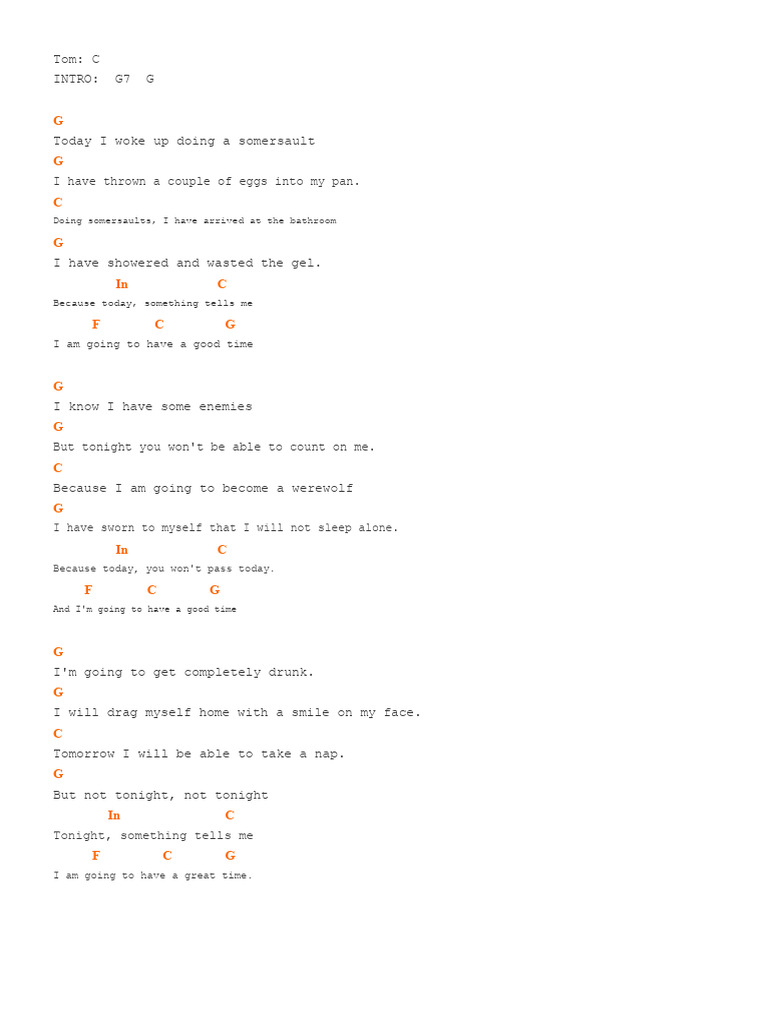I'm going to have a good time | PDF