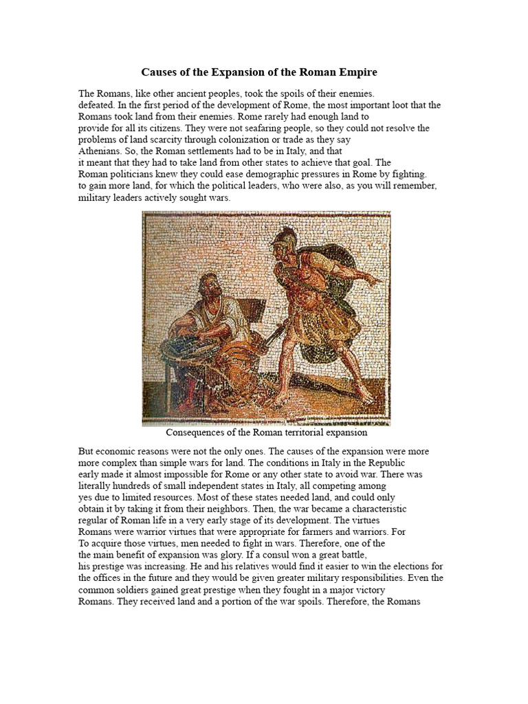 Causes of the Expansion of the Roman Empire | PDF | Hannibal | Roman ...