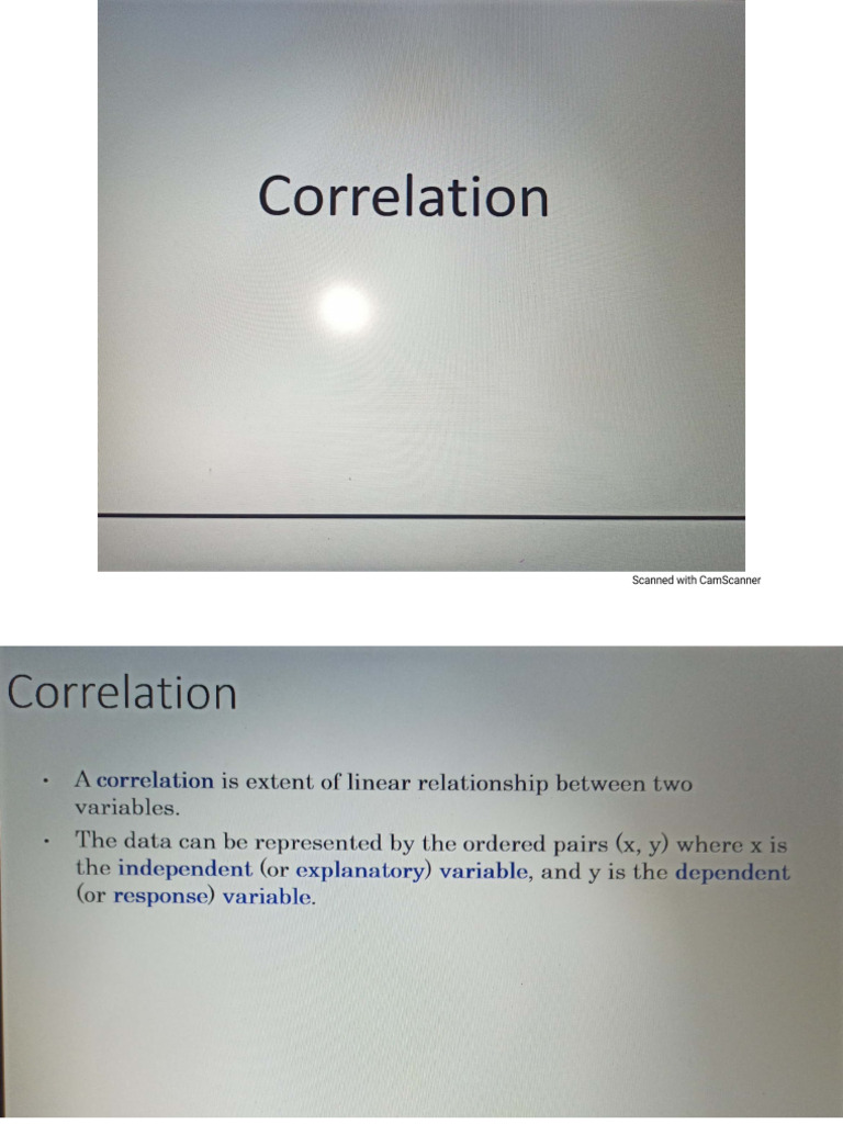 Unit 5 Correlation and Regression | PDF
