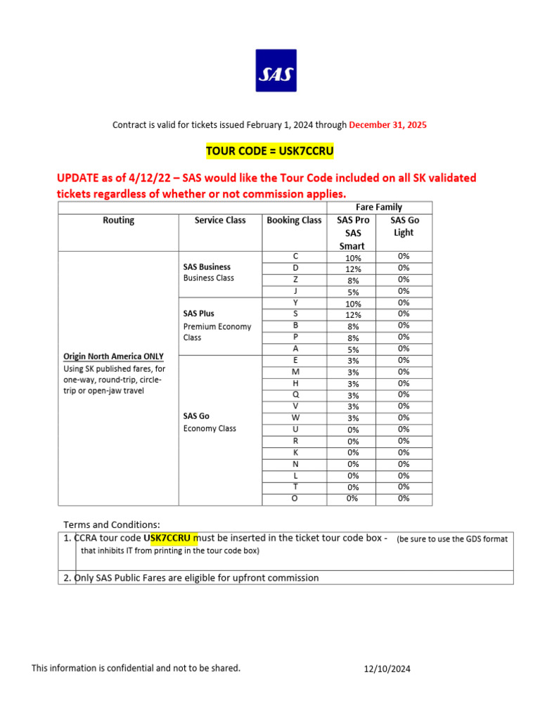 SAS Contract | PDF | Fee