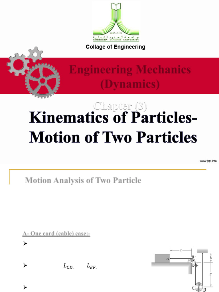 Motion Analysis of Connected Particles | PDF | Acceleration | Physics