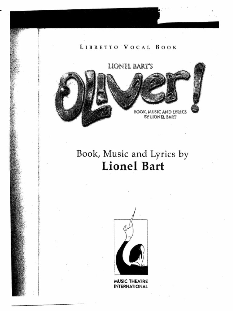 OLIVER! Libretto - No Score | PDF