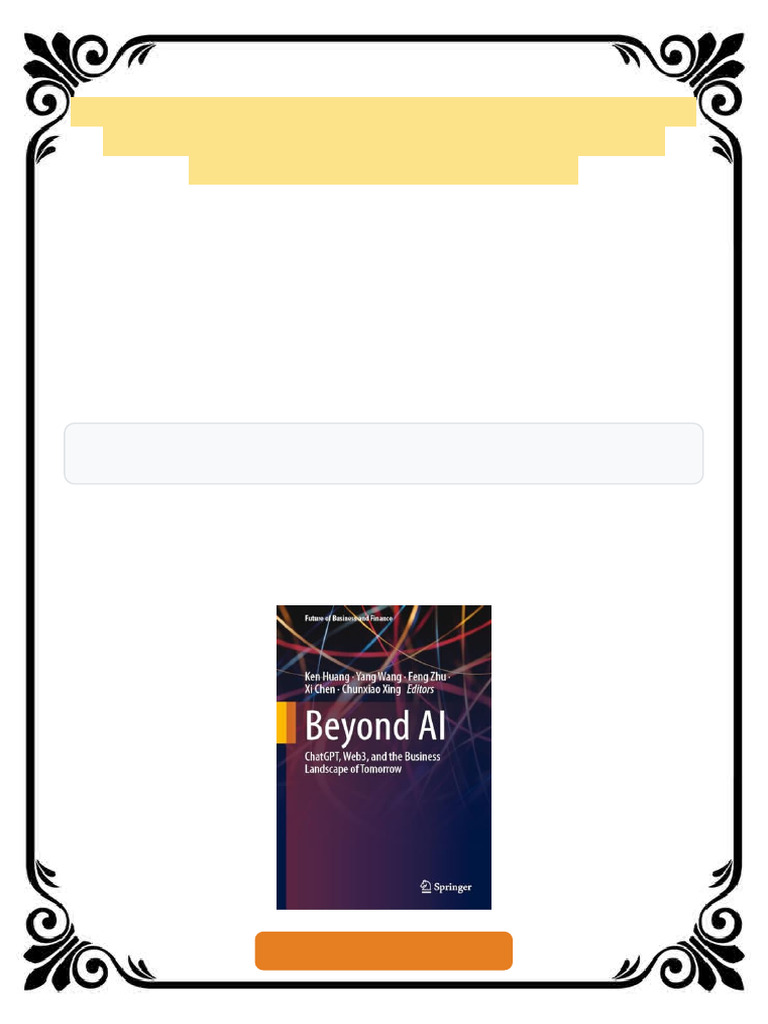 Beyond AI: ChatGPT, Web3, and the Business Landscape of Tomorrow 1st ...