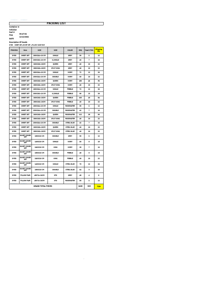 Po# 30-47 Innovatic Shipping Qty | PDF