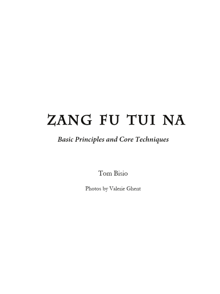 Zang Fu Tui Na Techniques Explained | PDF | Traditional Chinese ...