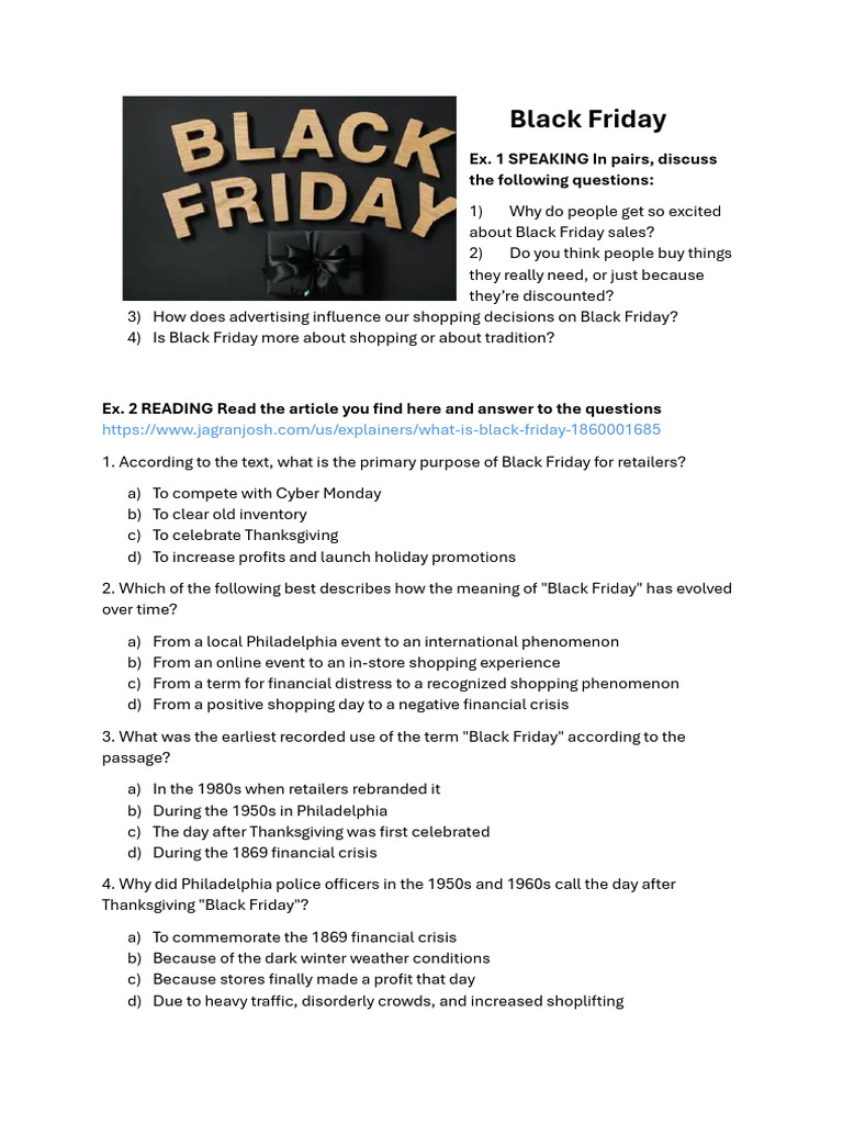 Black Friday | PDF | Black Friday (Shopping) | Cyber Monday