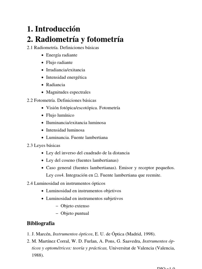 1 0 2 0 Introduccion Radiometria COMPLETO | PDF | Olas | Radiación