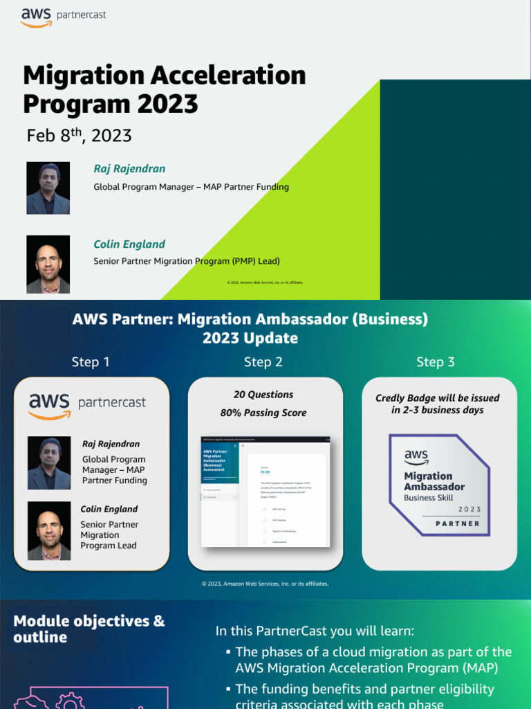 2023 Migration Acceleration Program | PDF | Amazon Web Services | Computing