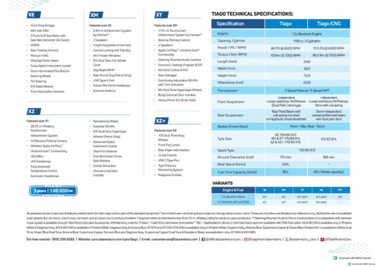 2025 Tiago Brochure 16 | PDF
