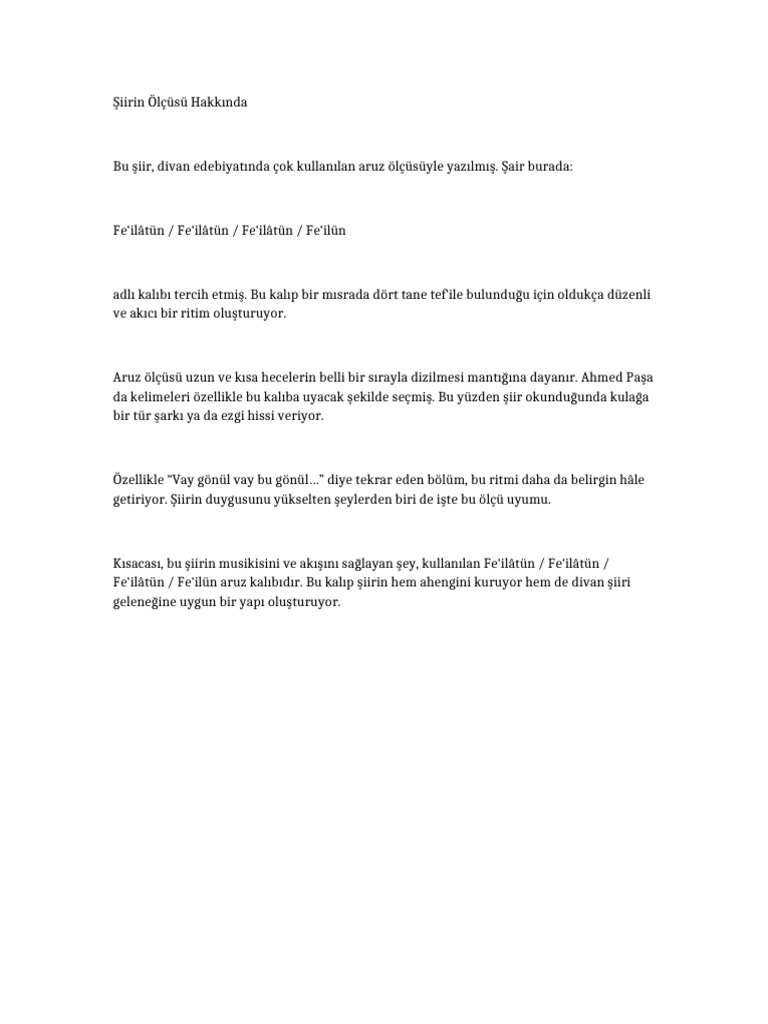 Siirin Olcusu | PDF