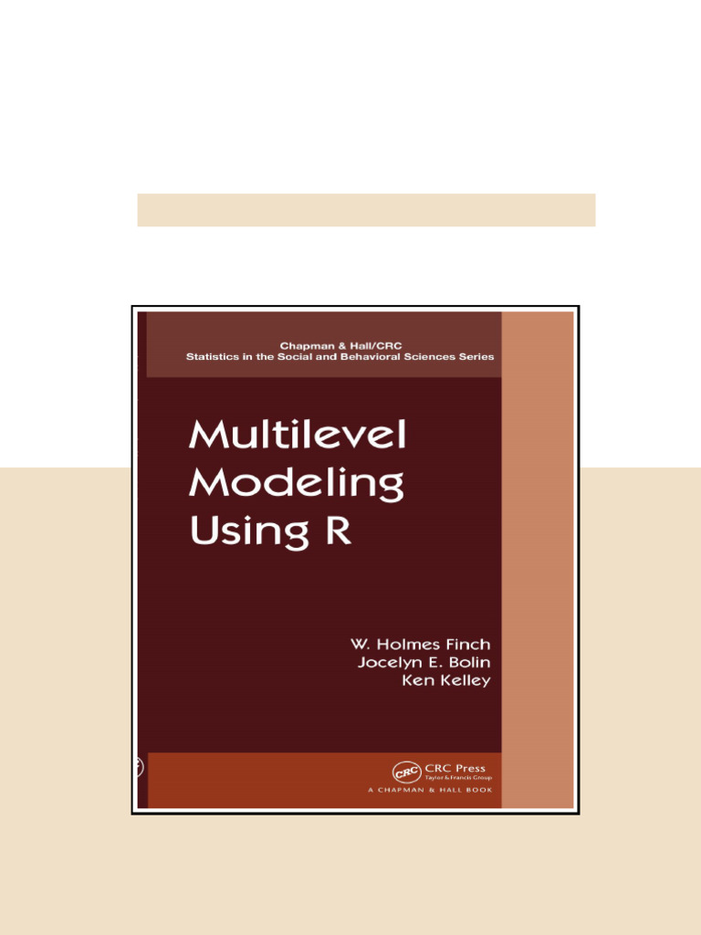 Multilevel Modeling Using R all chapters available | PDF