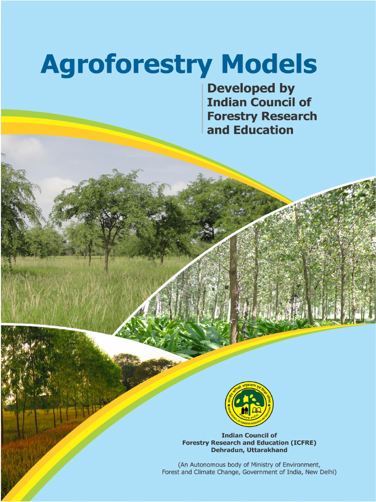 Agroforestry Models Developed by ICFRE | PDF | Carbon Sequestration ...