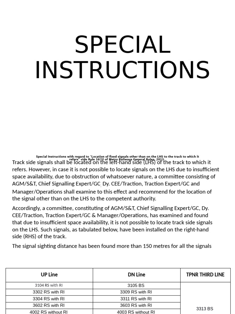 Signals On RHS | PDF