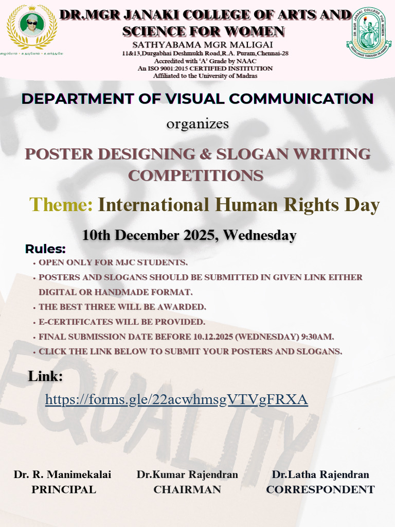 Poster Making & Slogan Writing Competition | PDF