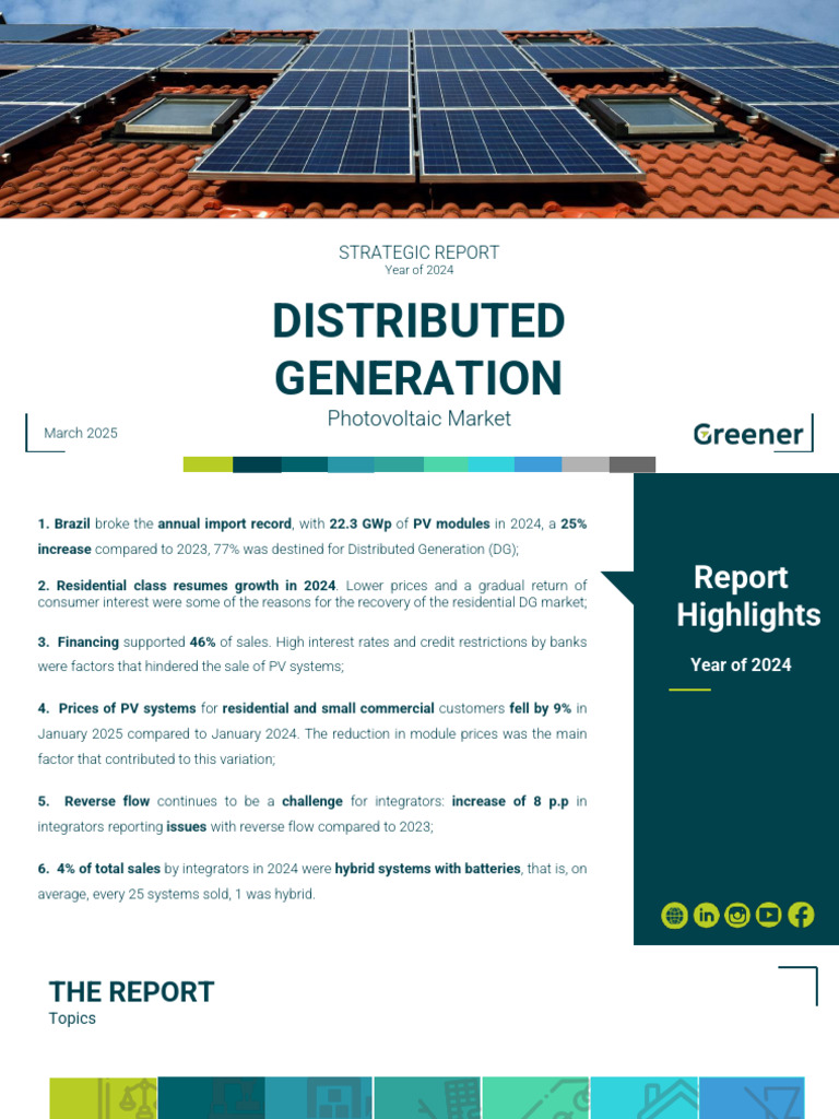 Strategic Report Distributed Generation in Brazil 2025 - Annual Edition ...