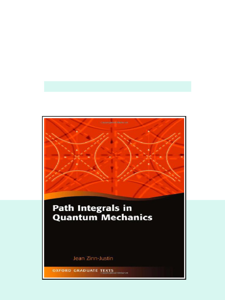 Path Integrals In Quantum Mechanics Jean Zinnjustin newest edition 2025 ...