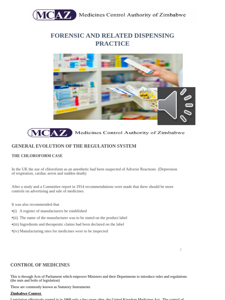 Zimbabwe Medicines Regulation Overview | PDF | Medical Prescription ...