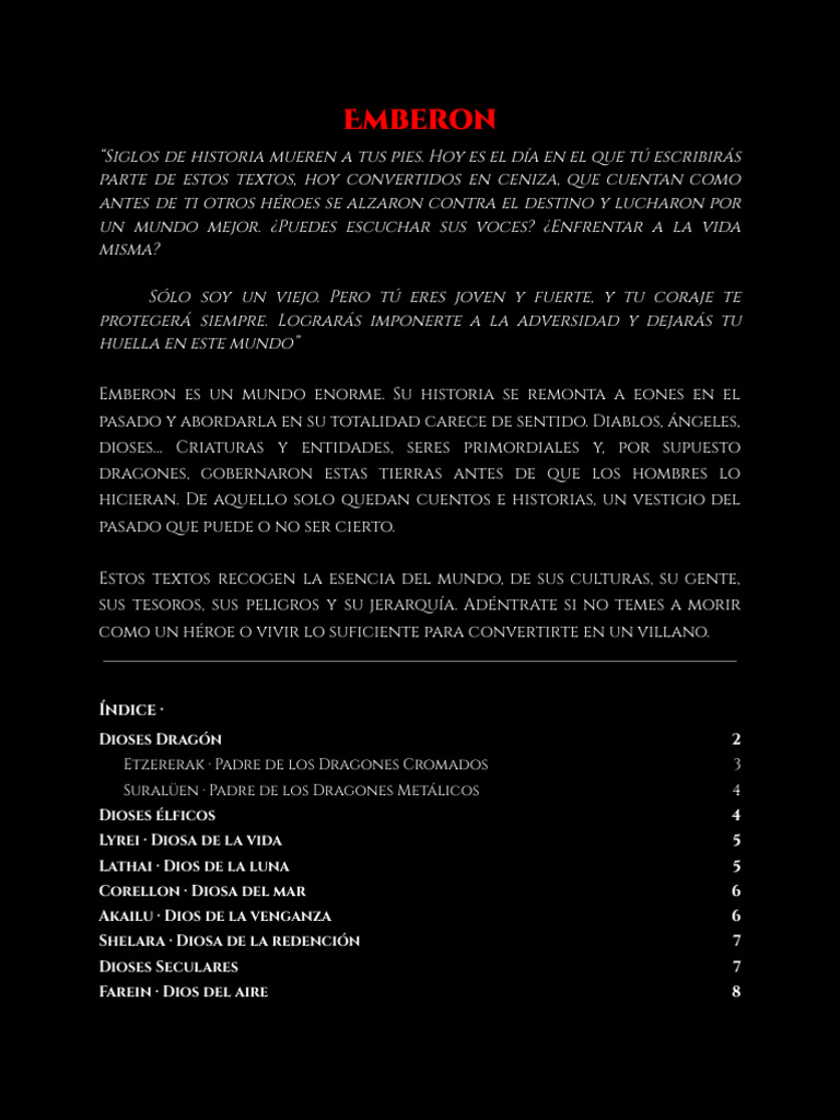 Emberon | PDF | Deidades | Duendes