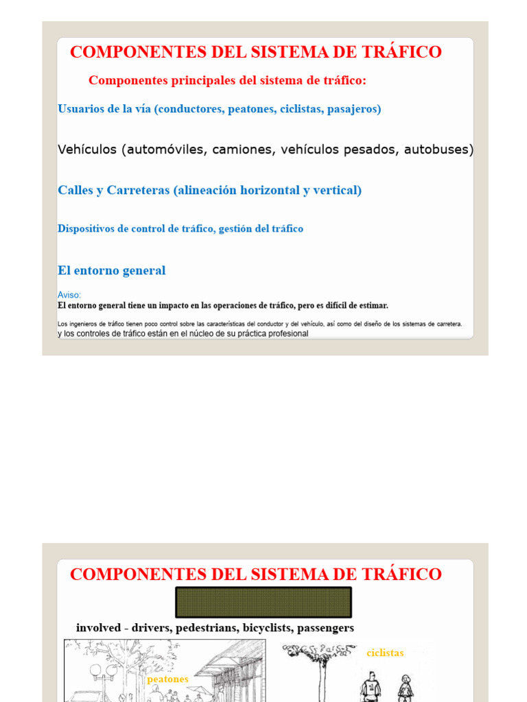 =conferencia.ppt=02_COMPONENTES DEL SISTEMA DE TRÁFICO | PDF | Tráfico ...