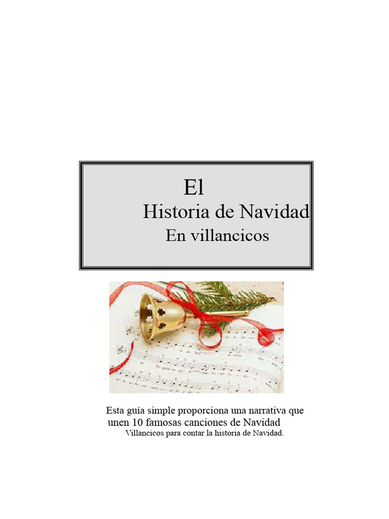 Villancicos y la Historia de Navidad | PDF | Natividad De Jesus | María ...