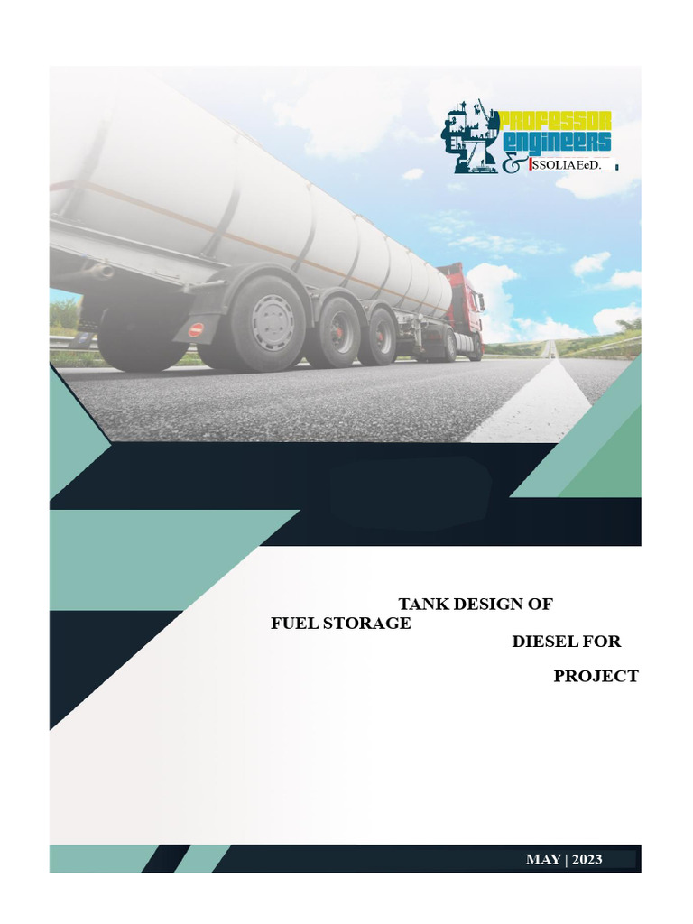 Diesel Fuel Storage Tank Design Guide | PDF | Valve | Diesel Engine