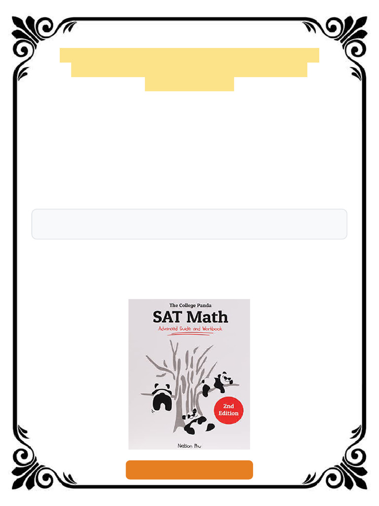 The College Panda s SAT Math 2nd Edition Nielson Phu eBook reader-ready ...