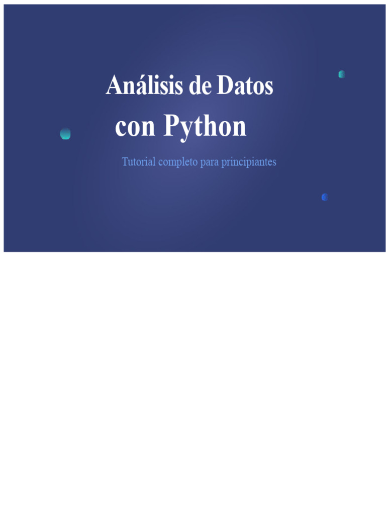 Análisis de Datos con Python - FreeCodeCamp | PDF | Análisis de los datos | Python (lenguaje de ...