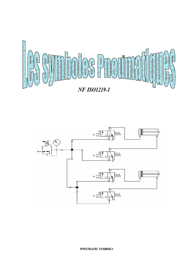 pneumatic symbols | PDF | Pressure Measurement | Valve