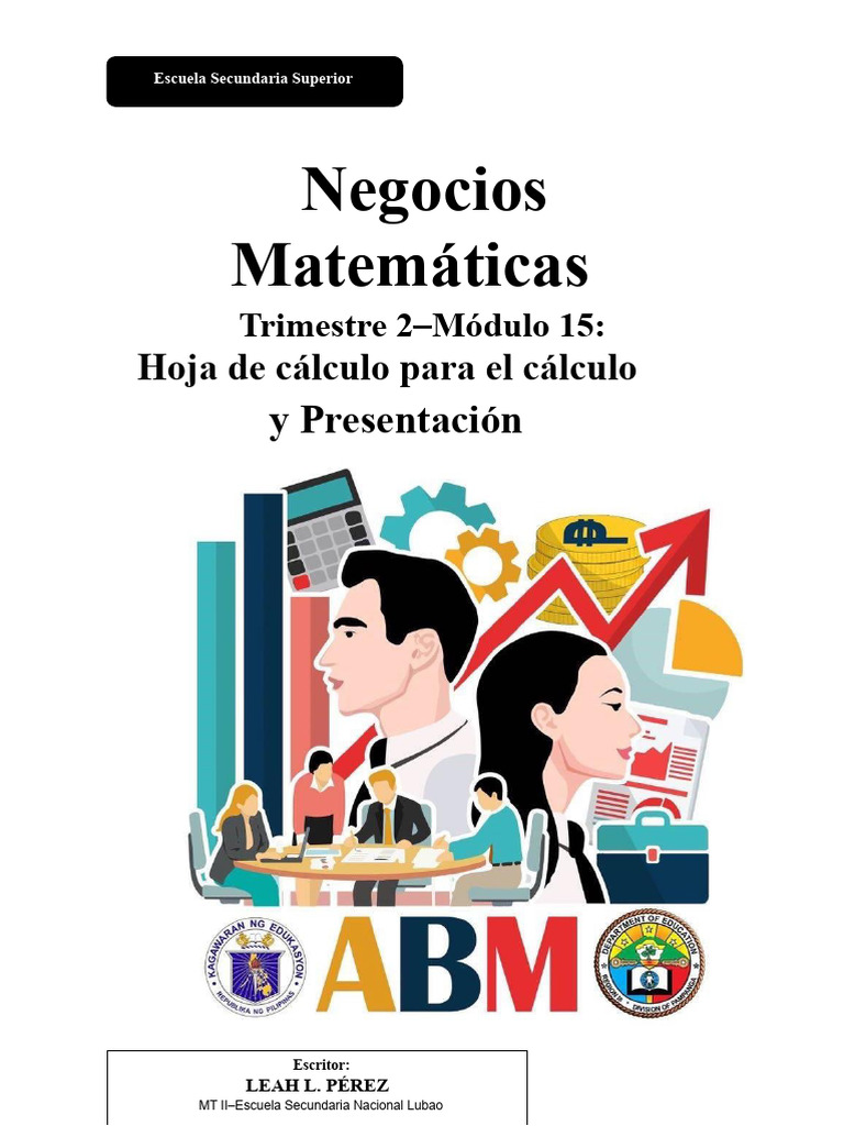 Negocios-Matemáticas_Módulo-15_Hoja de cálculo para Cálculo y ...