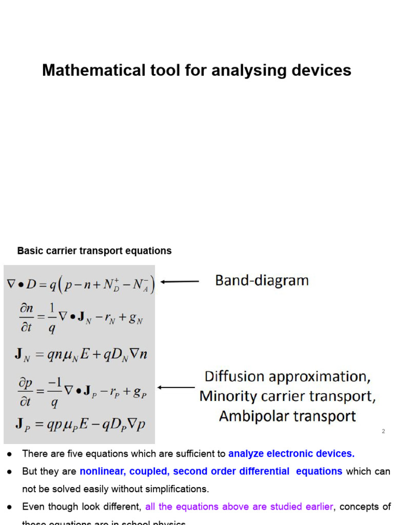 Mathematical Tool for Analysing Devices-1 (1) | PDF | Flux | Physical Phenomena