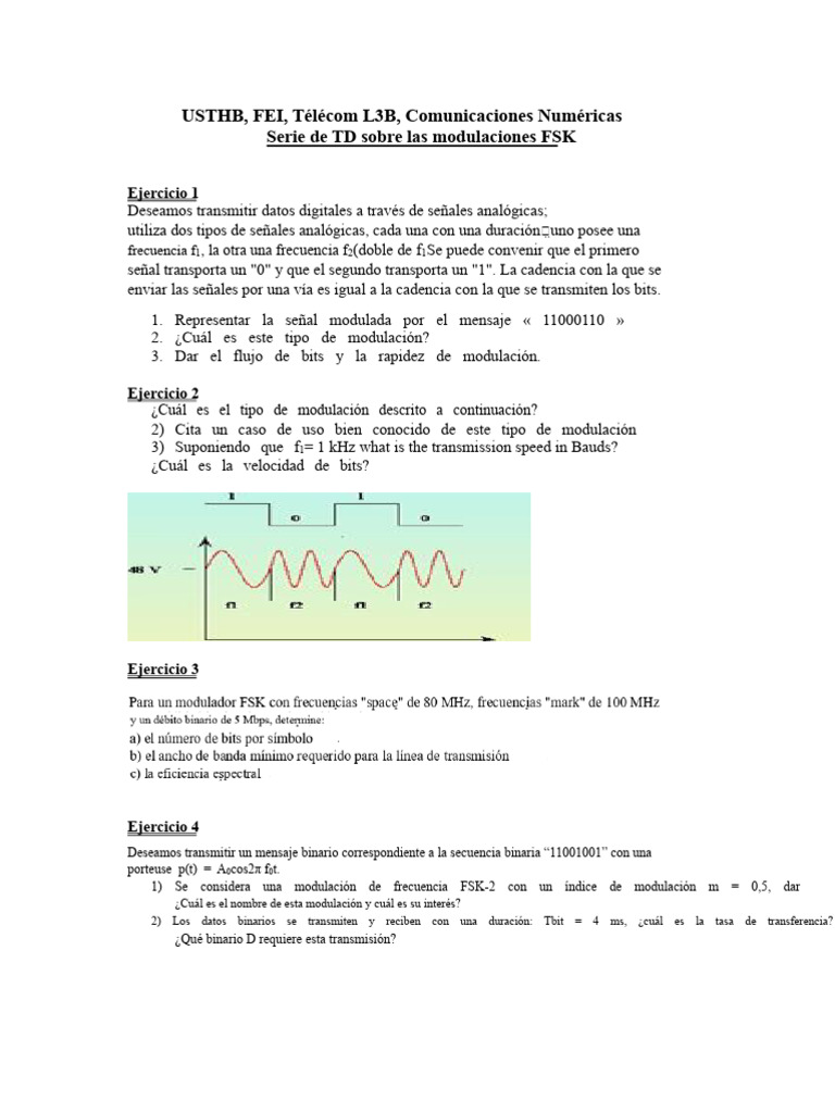 CN serie 3 modulación 2 FSK | PDF