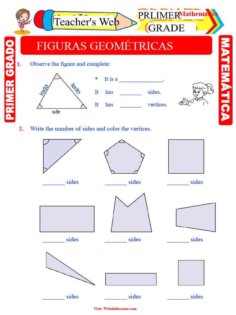 Geometric Figures and Solids For First Grade | PDF