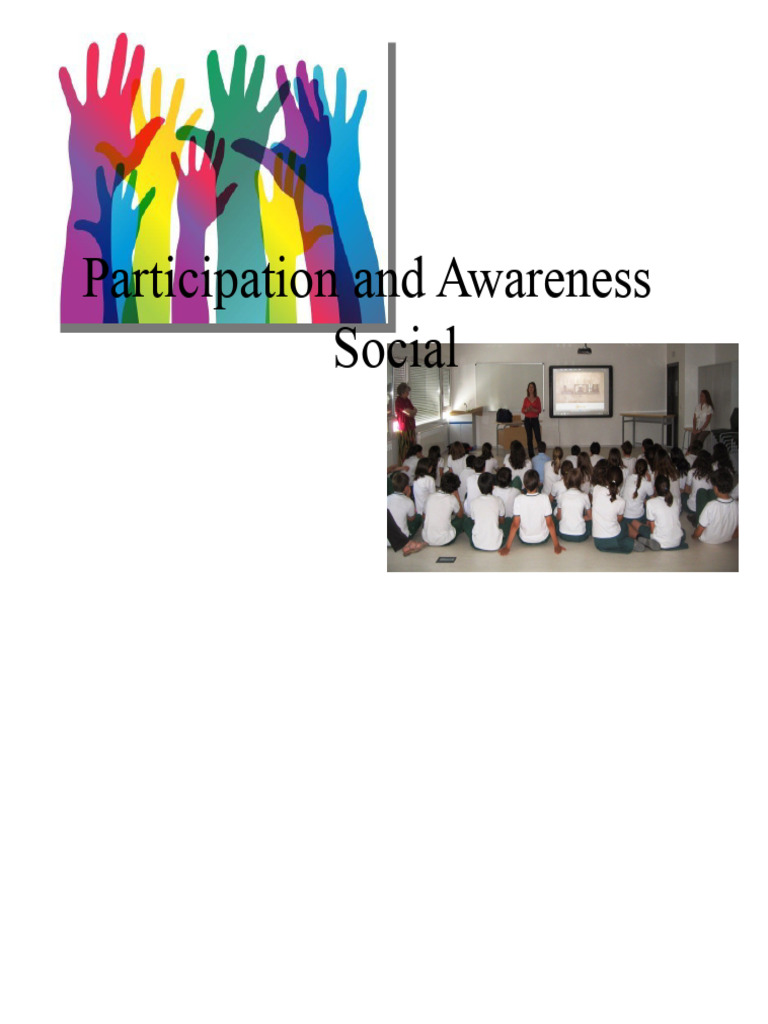 Social Participation and Awareness | PDF
