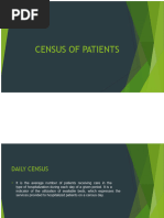 Daily Patient Census Procedure Guide | PDF | Hospital | Patient