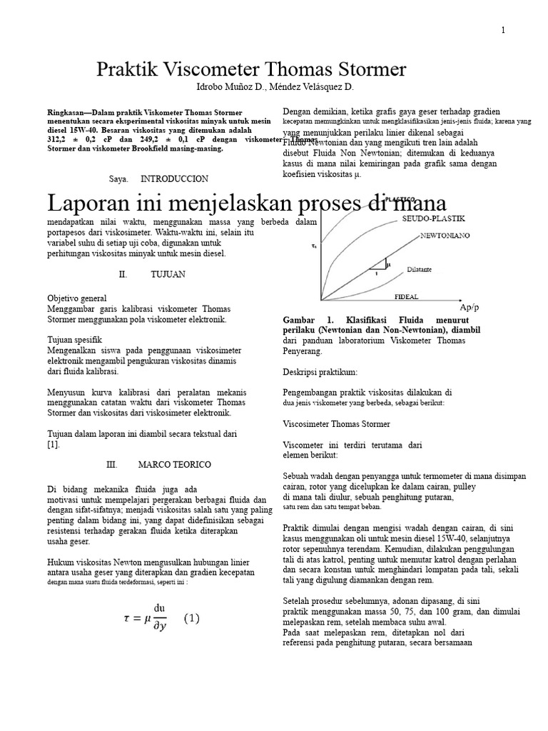 Viscometer Stormer | PDF