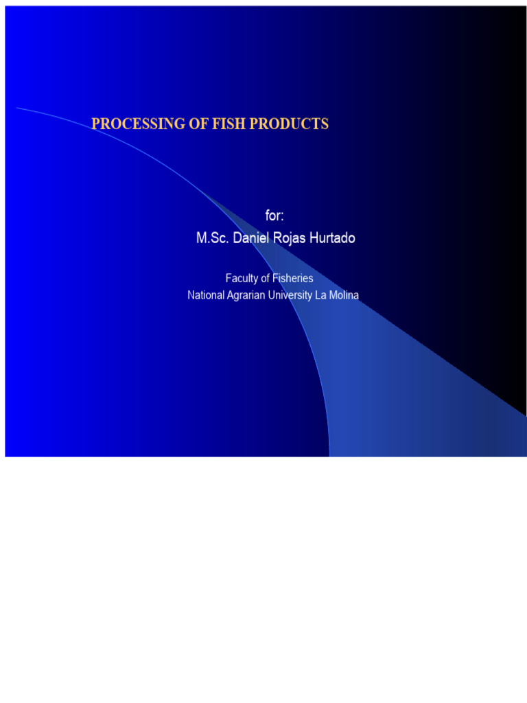 Fish Product Processing Techniques | PDF | Food Preservation | Sodium ...